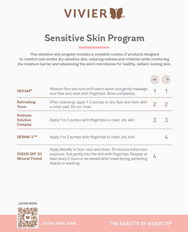 Sensitive Skin Program – Vivier Pharma USA